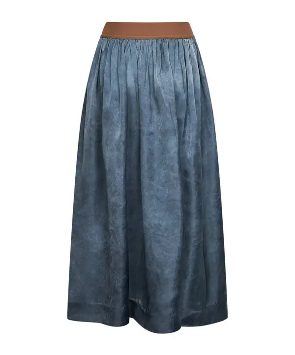 UMA WANG Elastic Waist Midi Skirt