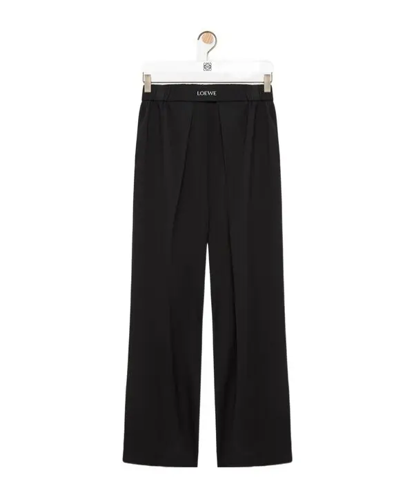 Loewe Elasticated Trousers In Wool