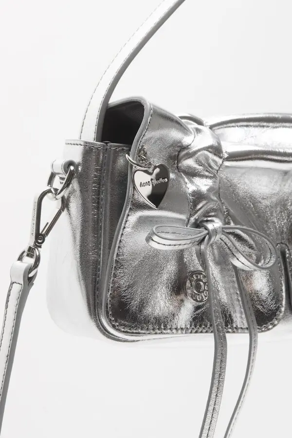 Acne Studios Bow-detail Calf Leather Satchel