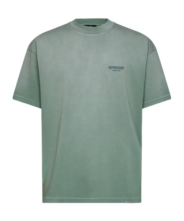 REPRESENT Owners' Club Logo-print T-shirt - Green