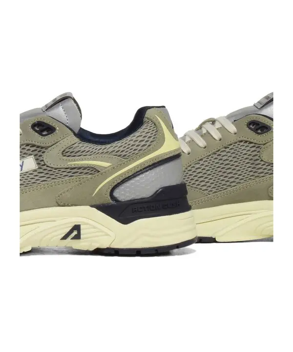 AUTRY Hyperway Paneled Mesh-suede Sneakers