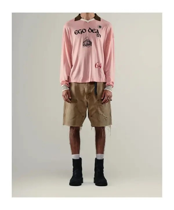 PALY HOLLYWOOD Long-sleeved Polo Shirt