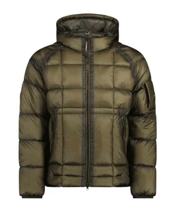 C.P. COMPANY Long-sleeved Hooded Down Jacket
