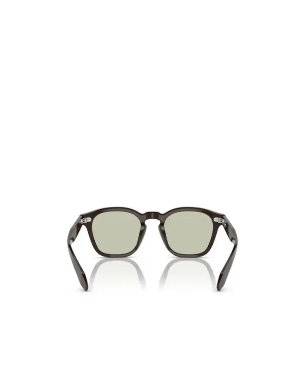 Oliver Spencer Geometric Frame Emblem Sunglasses