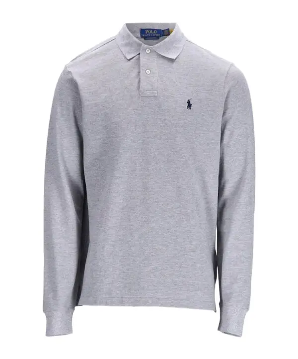 Polo Ralph Lauren Long-sleeved Polo Shirt - Gray