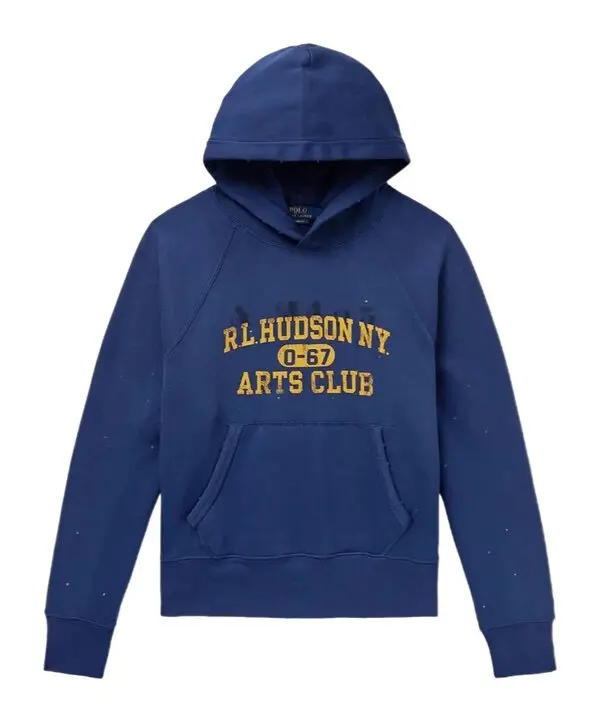 Polo Ralph Lauren Graphic-print Hoodie - Blue