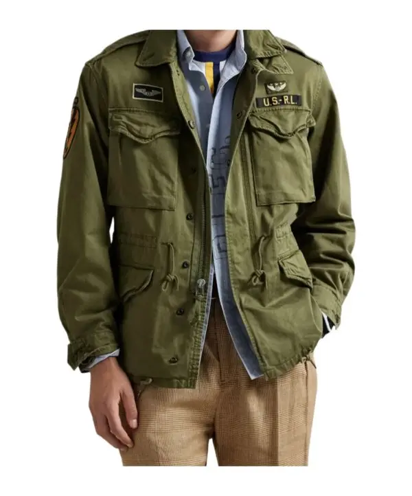 Polo Ralph Lauren Logo-appliqué Military Jacket