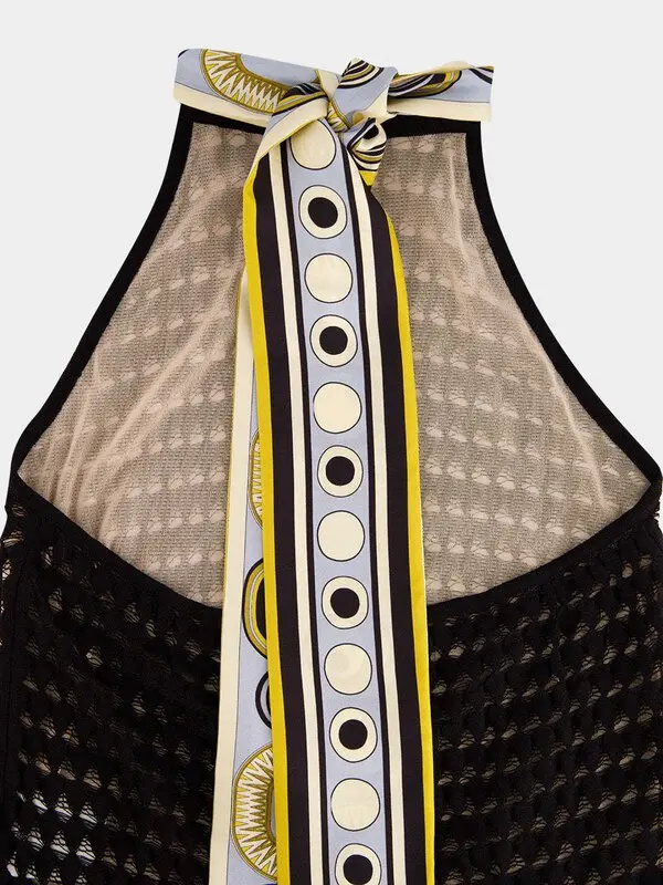 La DoubleJ Geometric Print Cape Top