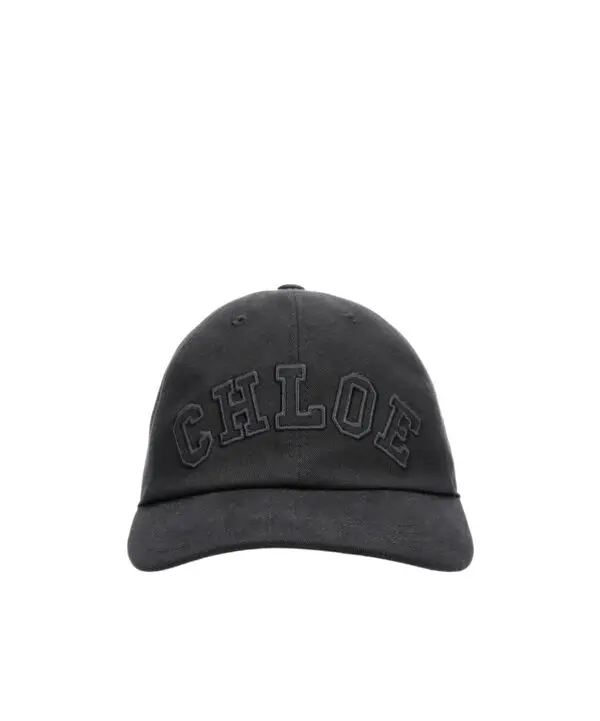 Chloé Letter Hat - Black