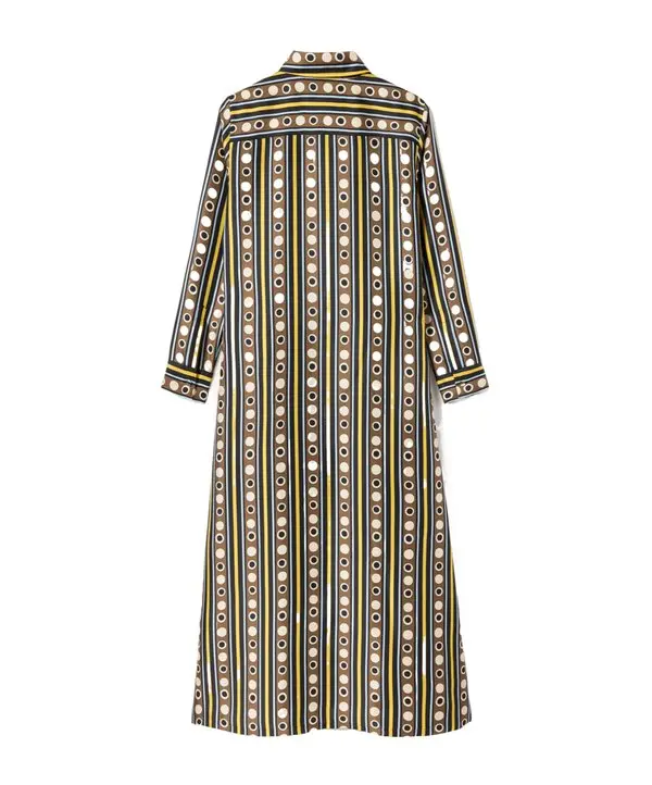 La DoubleJ Sanctuary Pattern Maxi Shirt Dress