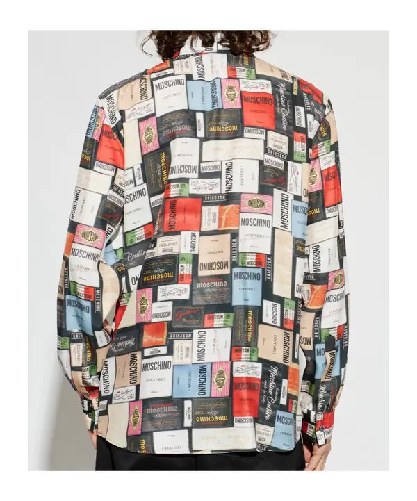 Moschino Collared Long-sleeved Shirt