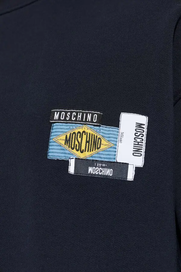 Moschino Crew Neck Long-sleeved Sweatshirt