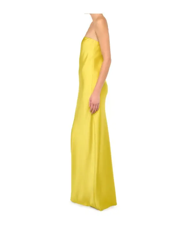 Norma Kamali Bias Strapless Gown