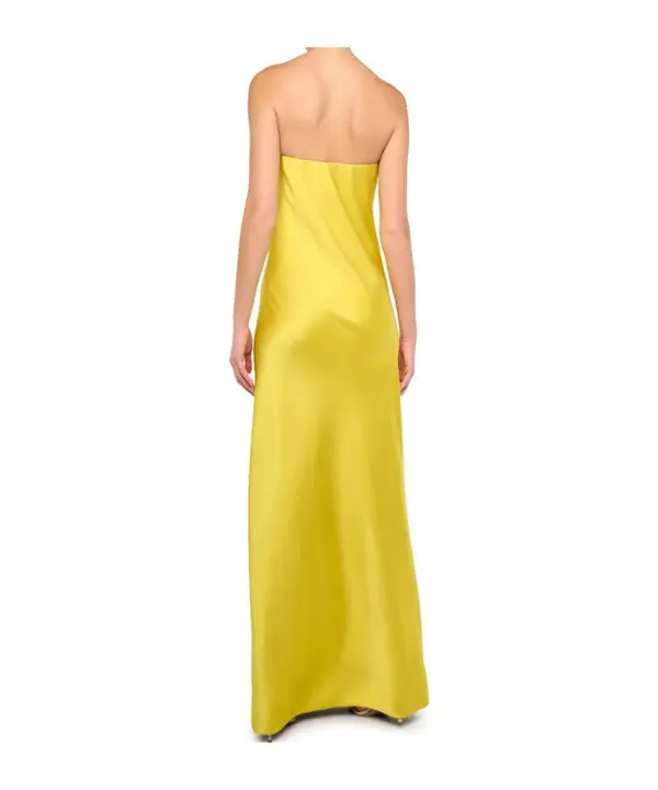 Norma Kamali Bias Strapless Gown