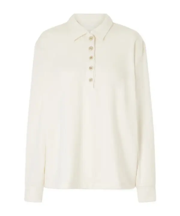 Citizens Of Humanity Fleece Polo Shirt - White