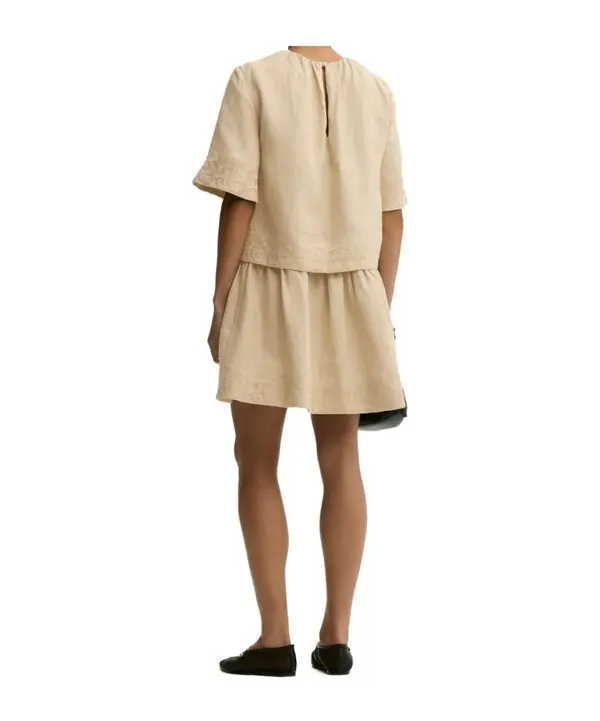BY MALENE BIRGER Jania Linen Mini Dress