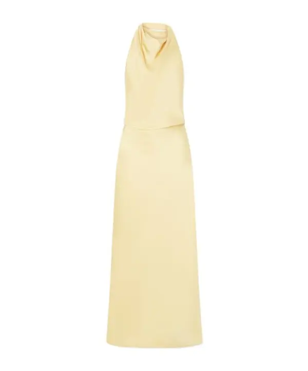 Simkhai Halter Neck Dress - Nude