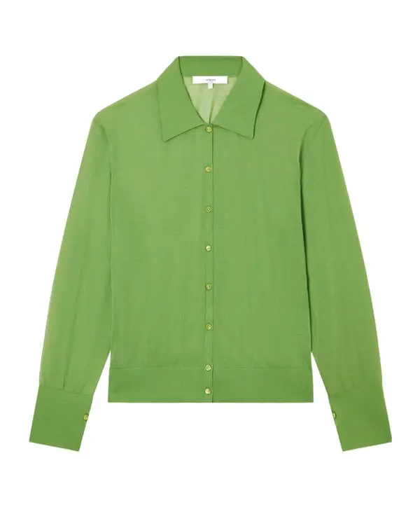 FRAME Long-sleeved Blended Cardigan