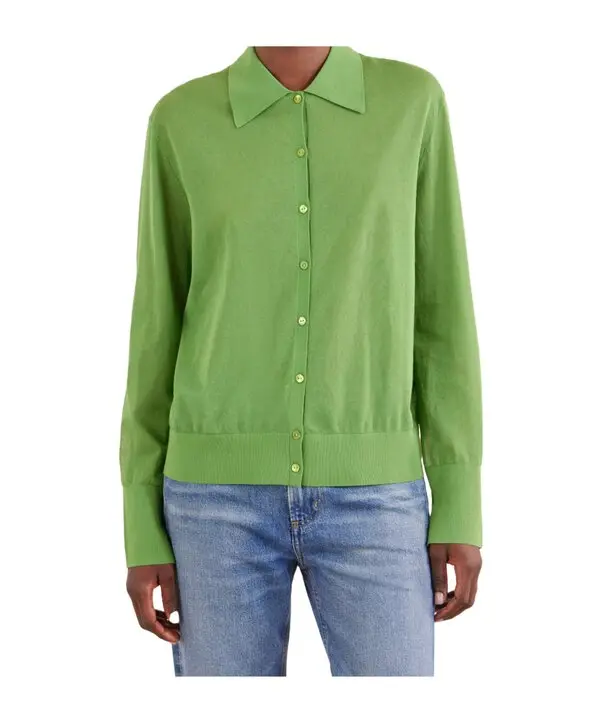 FRAME Long-sleeved Blended Cardigan