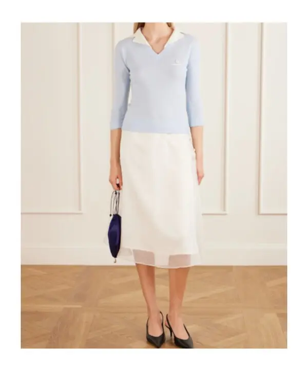 SHUSHU/TONG Ribbed Wool Knit Sweater