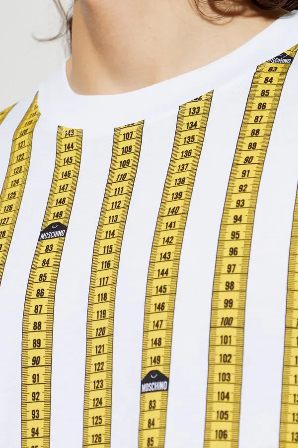 Moschino Printed Short-sleeved T-shirt - White