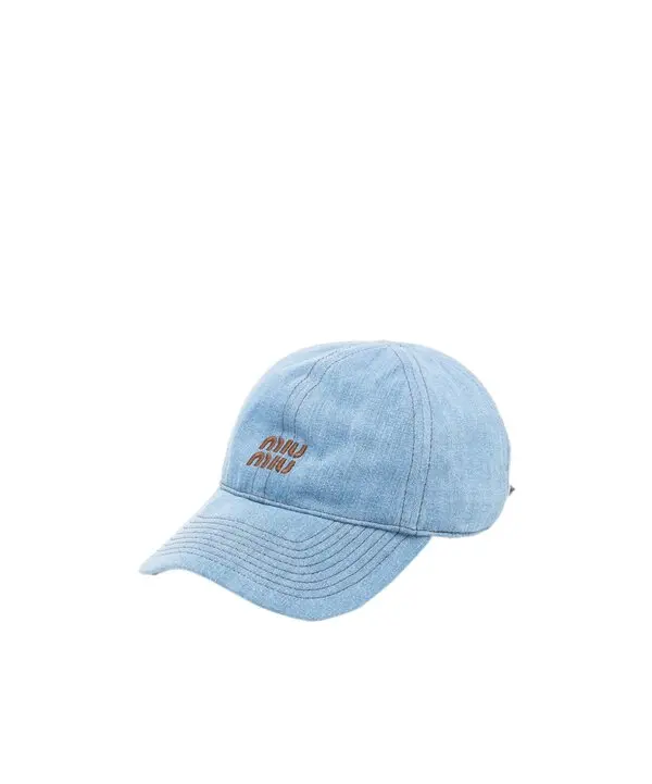 Miu Miu Embroidered Baseball Cap