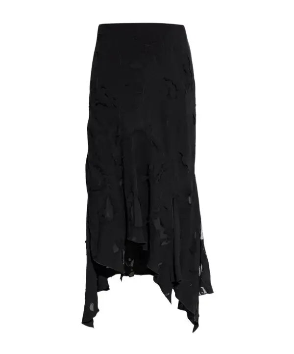 AVAVAV Frayed Skirt - Black
