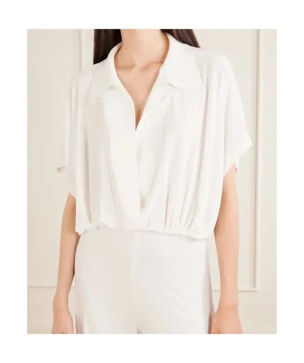 Norma Kamali Draped Jersey Jumpsuit