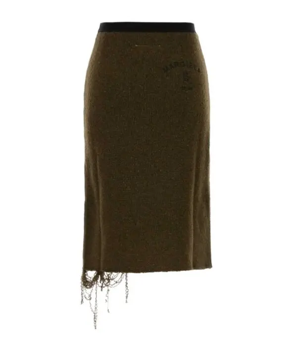 MAISON MARGIELA Midi Skirt - Black