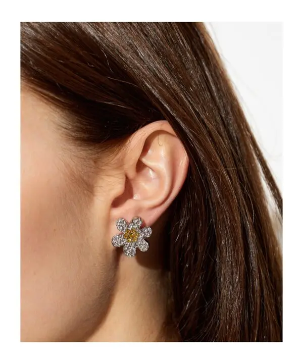 Marni Crystal Flower Earrings