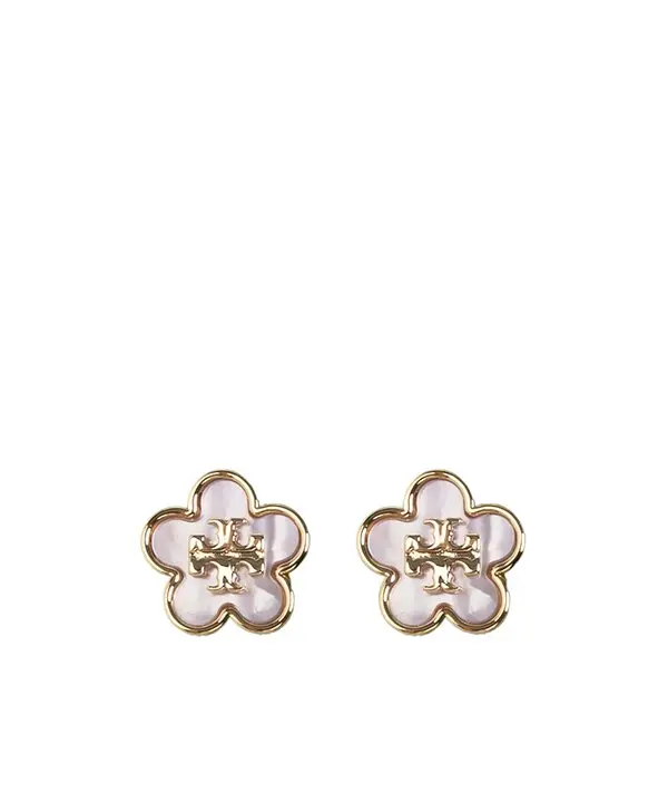 Tory Burch Forget Me Not Stud Earrings - Gold