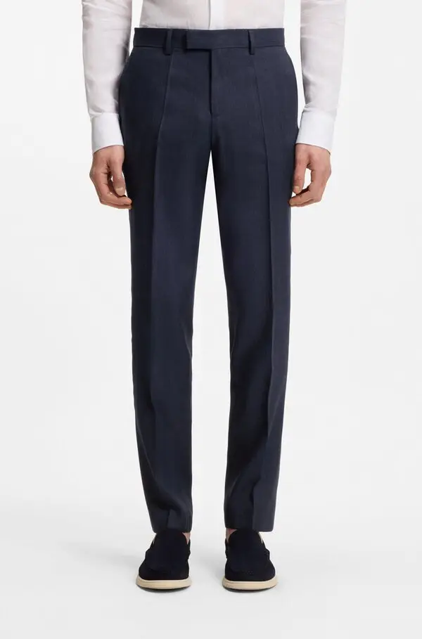 Hugo Boss Linen Blend Double-breasted Suits