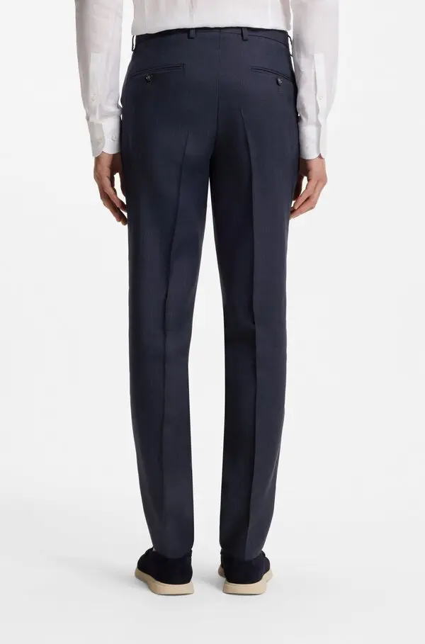 Hugo Boss Linen Blend Double-breasted Suits