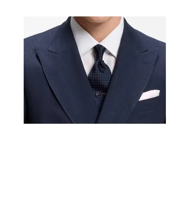 Hugo Boss Linen Blend Double-breasted Suits