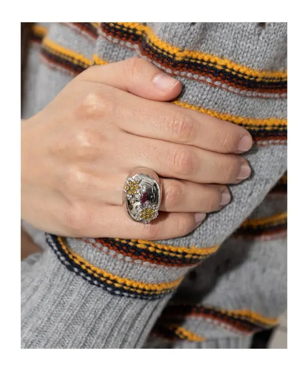 Marni Flower Pattern Ring