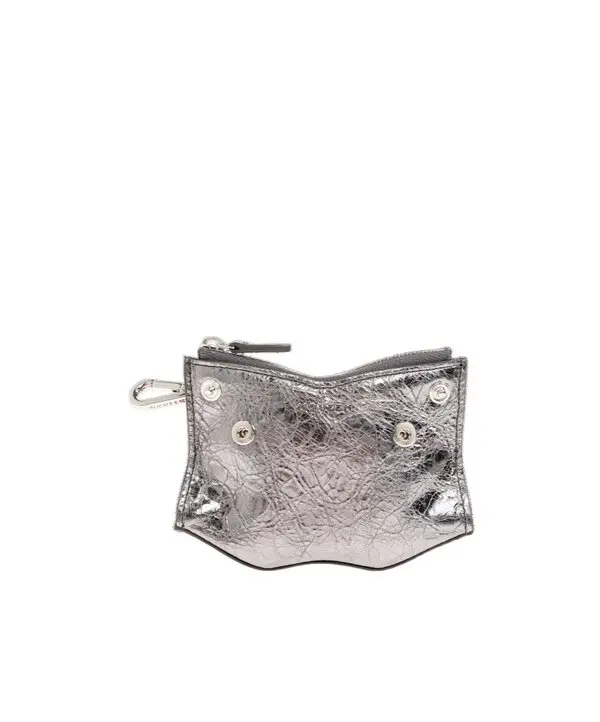Alexander McQueen Logo Keychain Wallet