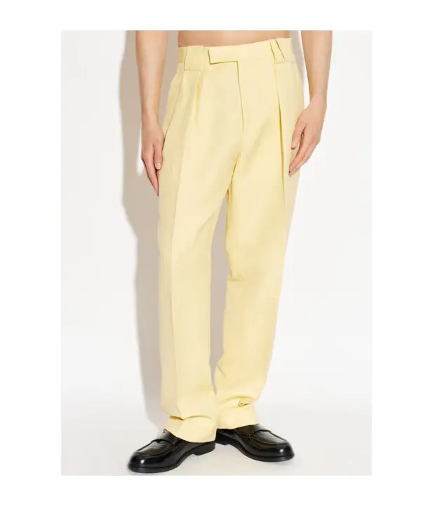 Versace Wool-linen Formal Pants