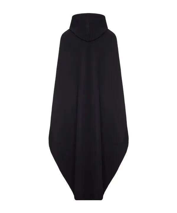 Balenciaga Logo Detailed Hooded Cape