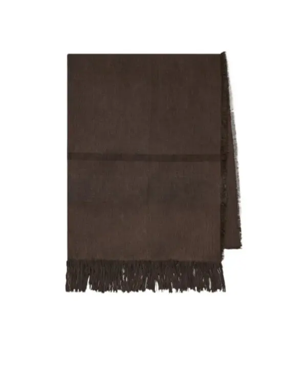 THE ROW Merisi Scarf - Dark Brown