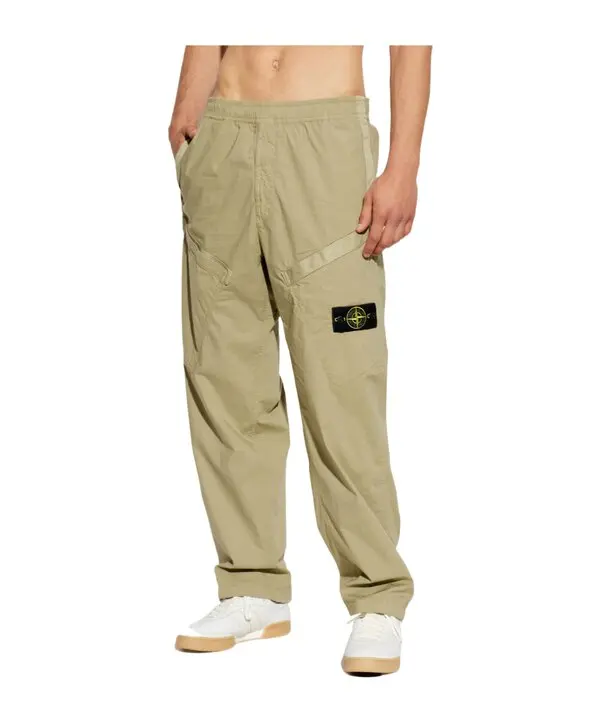 Stone Island Elastic Waist Casual Pants