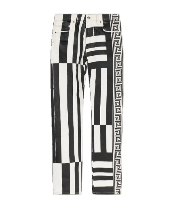 Versace Striped Jeans