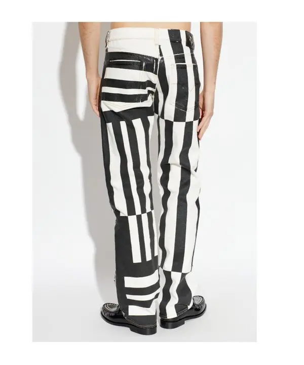 Versace Striped Jeans