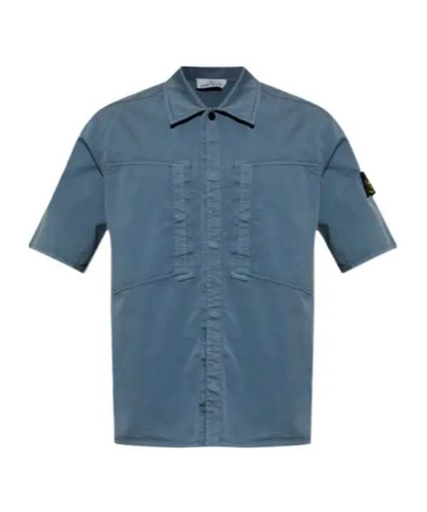 Stone Island Short Sleeve Shirt - Blue
