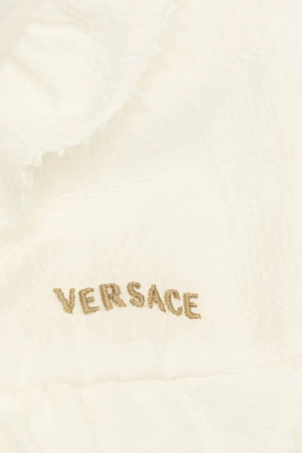 Versace Dress With Embroidered Logo