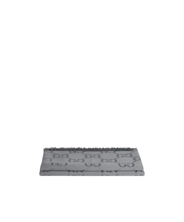 Gucci Gg Wool Silk Jacquard Blanket