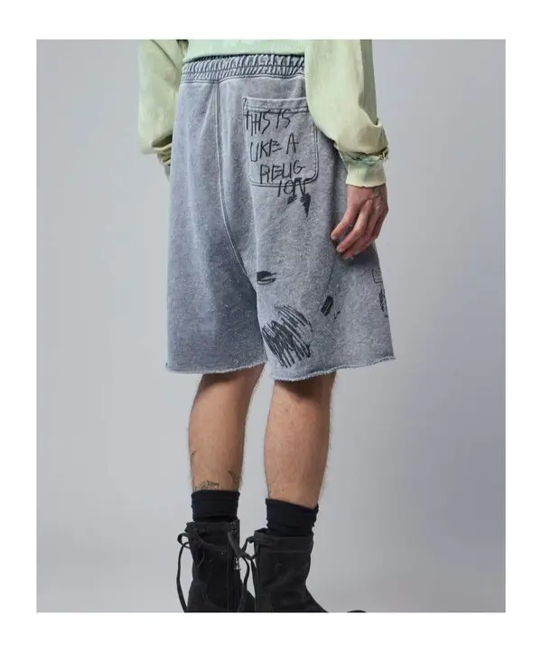 PALY HOLLYWOOD Drawstring Athletic Shorts