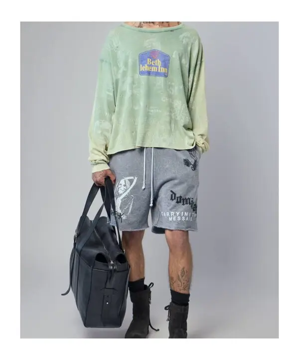 PALY HOLLYWOOD Drawstring Athletic Shorts