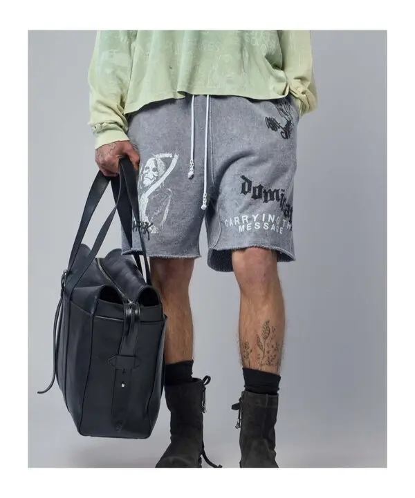 PALY HOLLYWOOD Drawstring Athletic Shorts