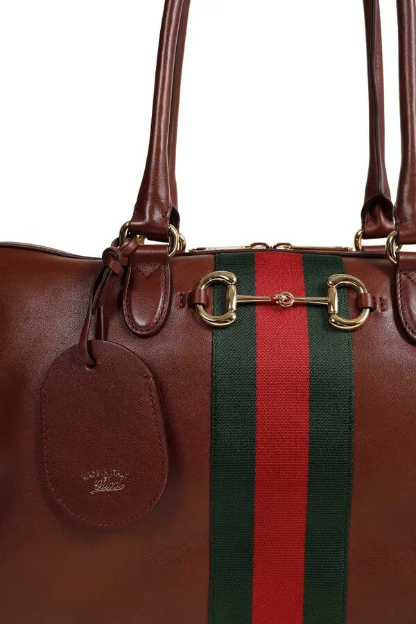 Gucci Boston Bag With Horsebit Detail