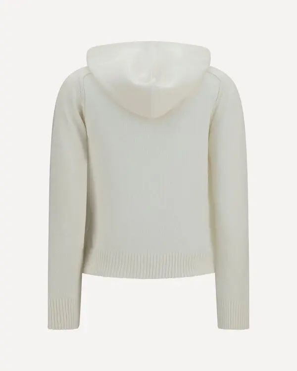 Burberry Zip-up Hooded Cardigan